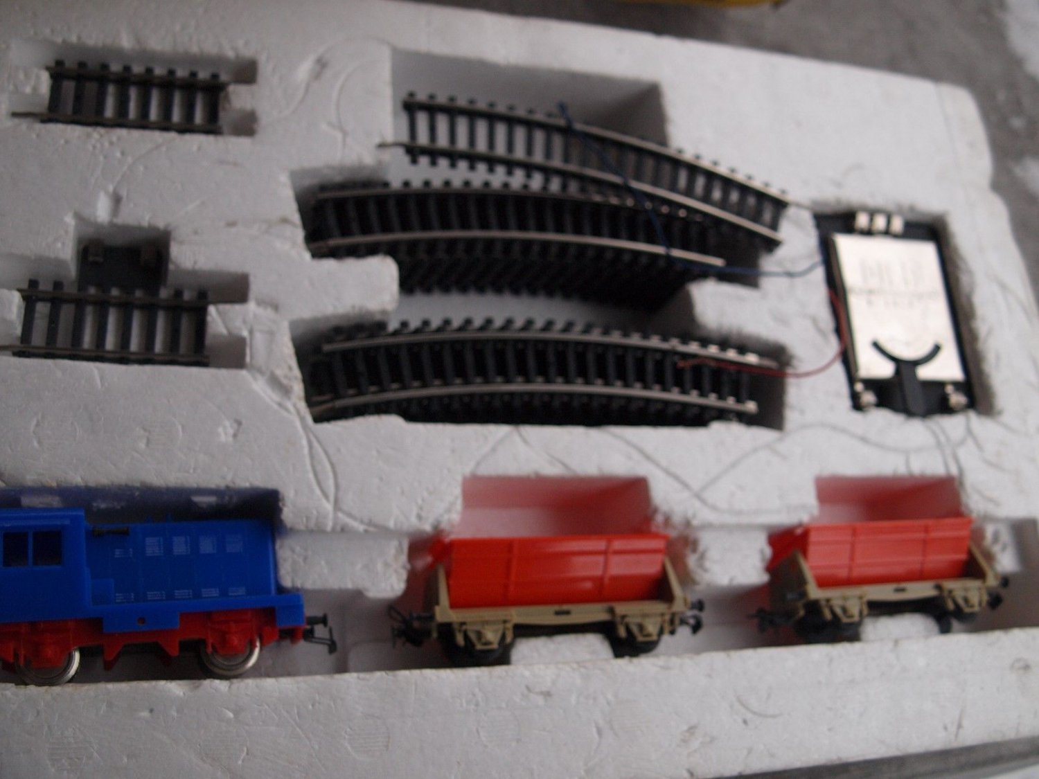 VINTAGE PIKO JUNIOR MODELLBAHN SCALE HO LOCOMOTIVE TRACK SET GDR EAST ...