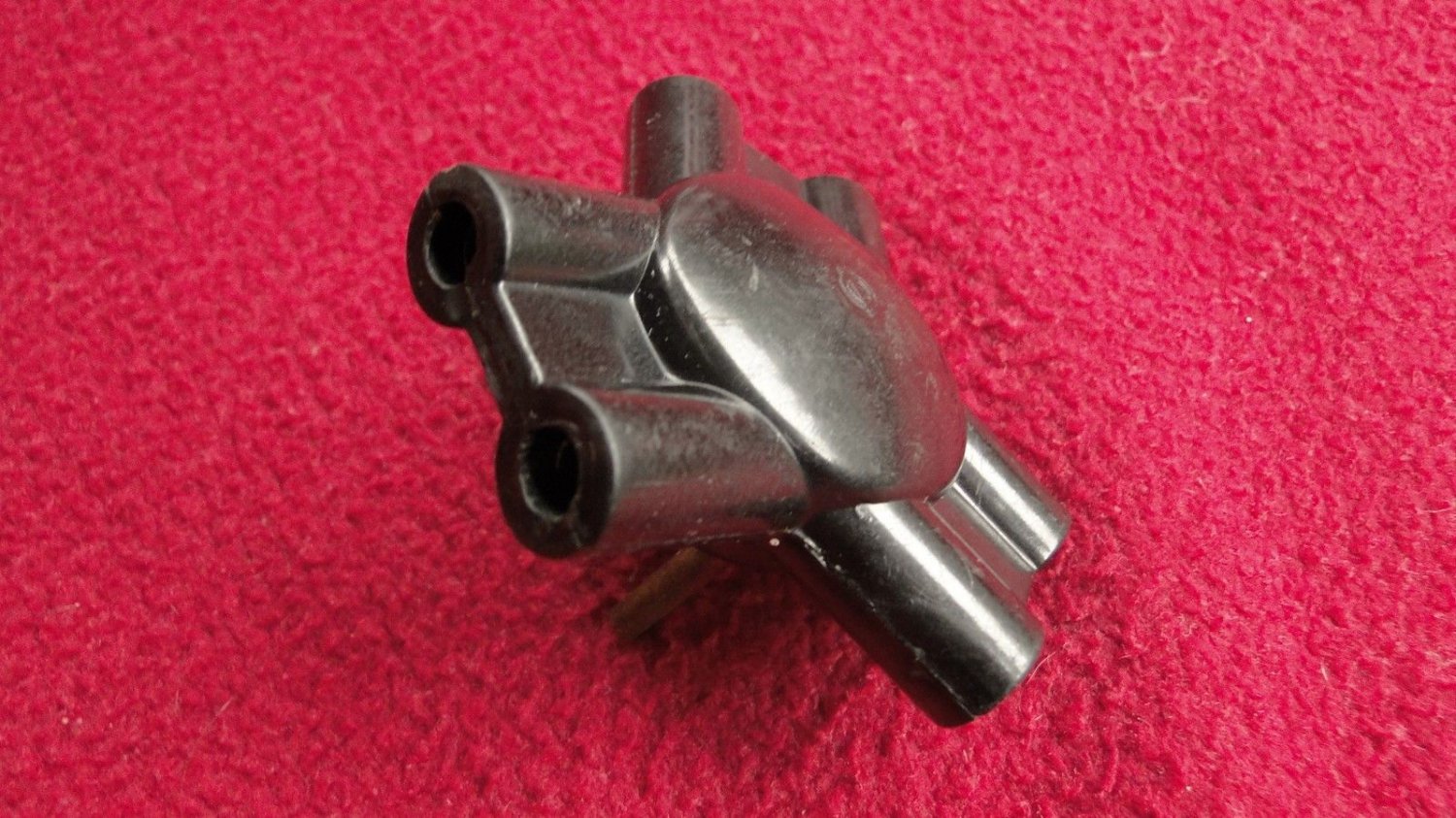 Antique Soviet Russian USSR Bakelite Prong Triple 3 Outlet Plug Adapter