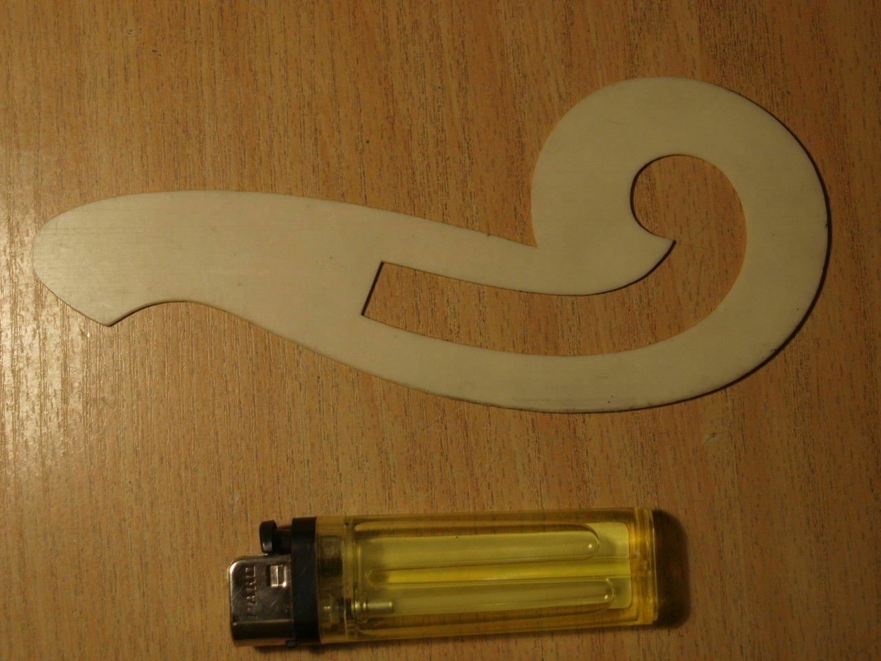 Vintage Soviet USSR Plastic French Curve Ruler Drafting Tool #19