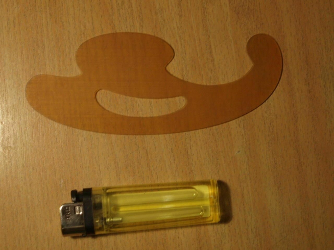 Vintage Soviet USSR Plastic French Curve Ruler Drafting Tool #18