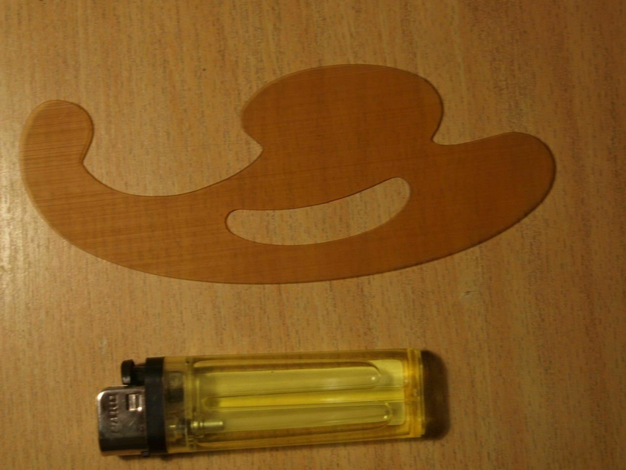 Vintage Soviet USSR Plastic French Curve Ruler Drafting Tool #18