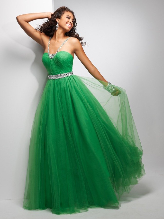 Ball Gown Floor-length Evening Dresses Prom Formal Gowns MS017