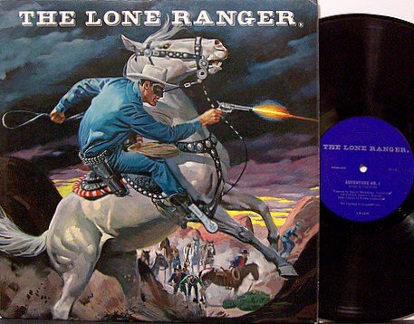 Lone Ranger, The - Album Number One - Vinyl LP Record - Radio Broadcast ...