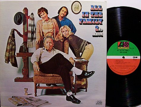 All In The Family - 2nd Album - Vinyl LP Record - Archie Bunker - TV Comedy