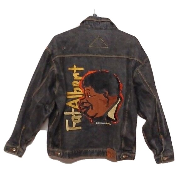 Platinum Fubu Fat Albert Black Jean Jacket