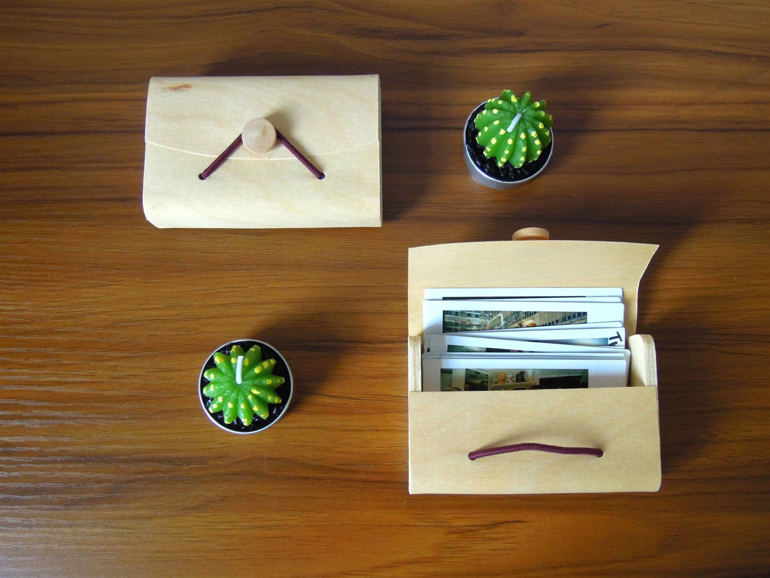 Fujifilm Instax Polaroid Instant Camera Photo Album Card Wooden Box ...