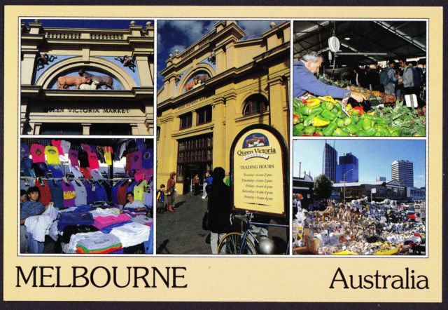 A2254APSLC Australia V Melbourne Multiview postcard