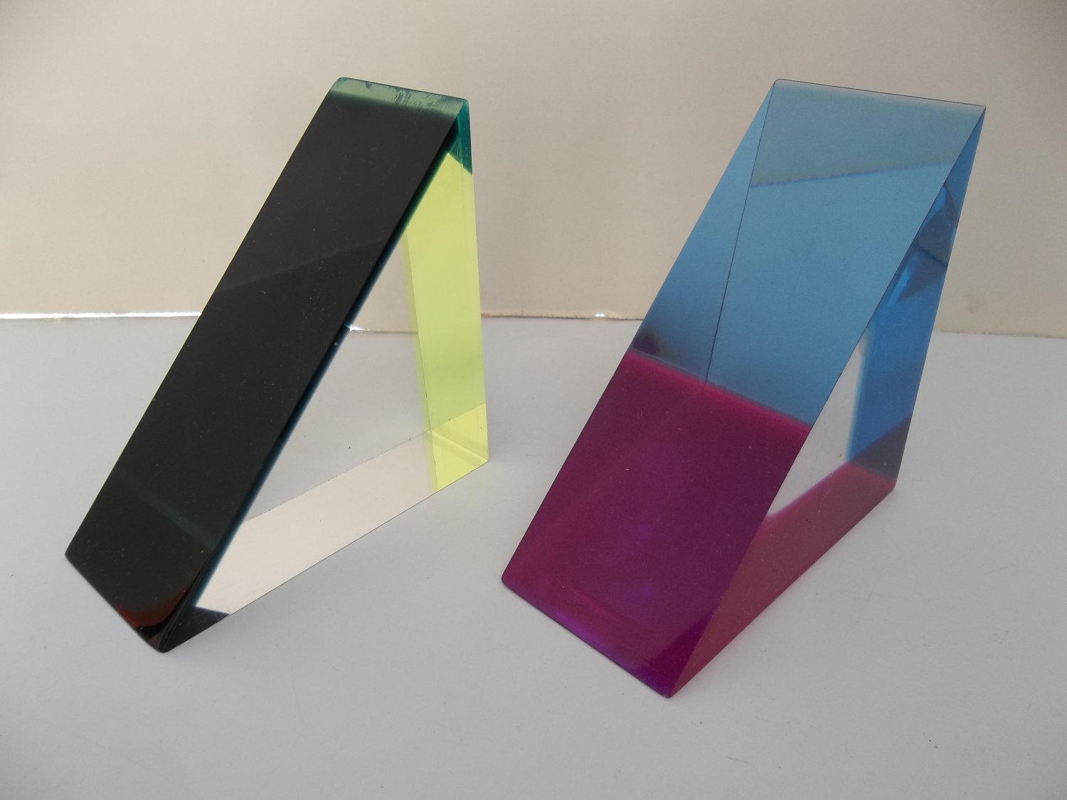 Vintage Modern Artist Vasa Mihich Cast Acrylic Lucite Prism Prismatic ...