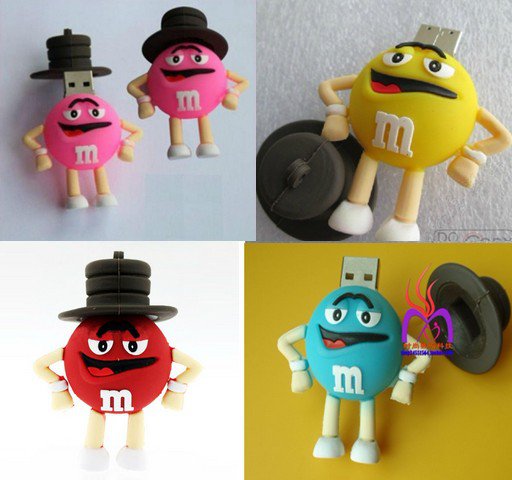 Cartoon characters model USB Flash Memory Pen Drive Stick, free ...