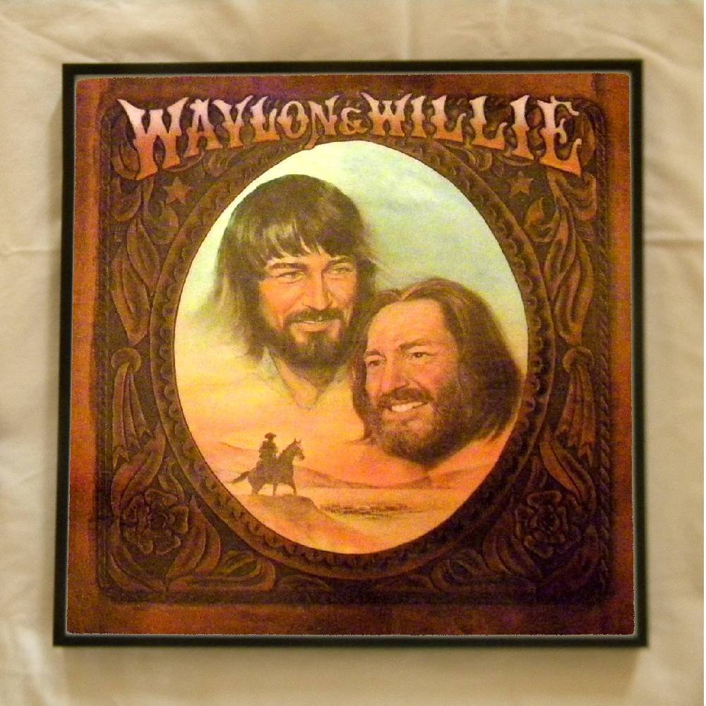 Waylon & Willie - Waylon Jennings and Willie Nelson - Framed Vintage ...
