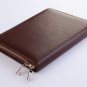 Coffee iPad mini Full Grain Leather Purse Portfolio Case for mini Apple