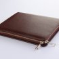 Coffee iPad mini Full Grain Leather Purse Portfolio Case for mini Apple