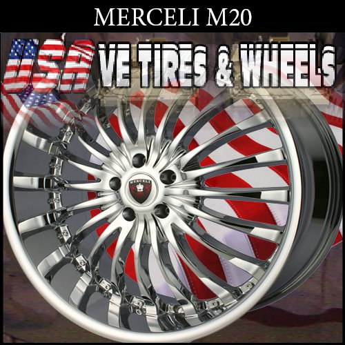 MERCELI M20 22X9.5 6.135 ET+35 CHR FORD F150 LINCOLN NAVIGATOR