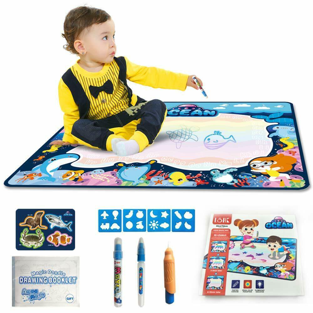 Doodle Drawing Mat-Water Drawing Mat Educational Toys Multiple Color ...