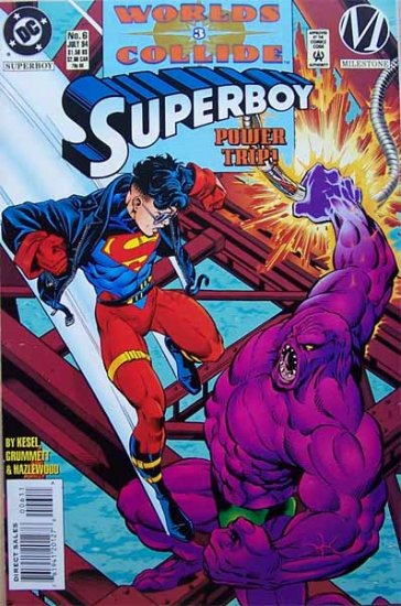 Superboy Comic Book - No. 6 July 1994