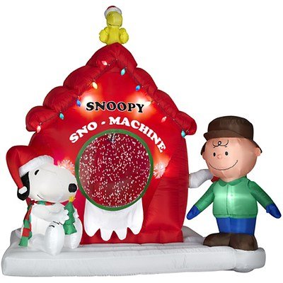 Peanuts Animated Airblown Snow Machine