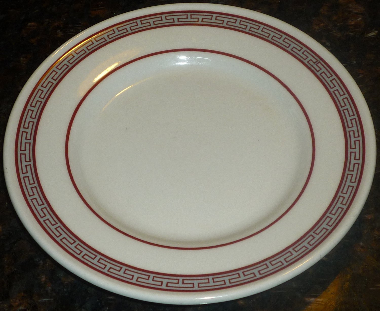 VINTAGE REGO CROWN PORCELAIN BREAD DESERT PLATE E456-72 6"