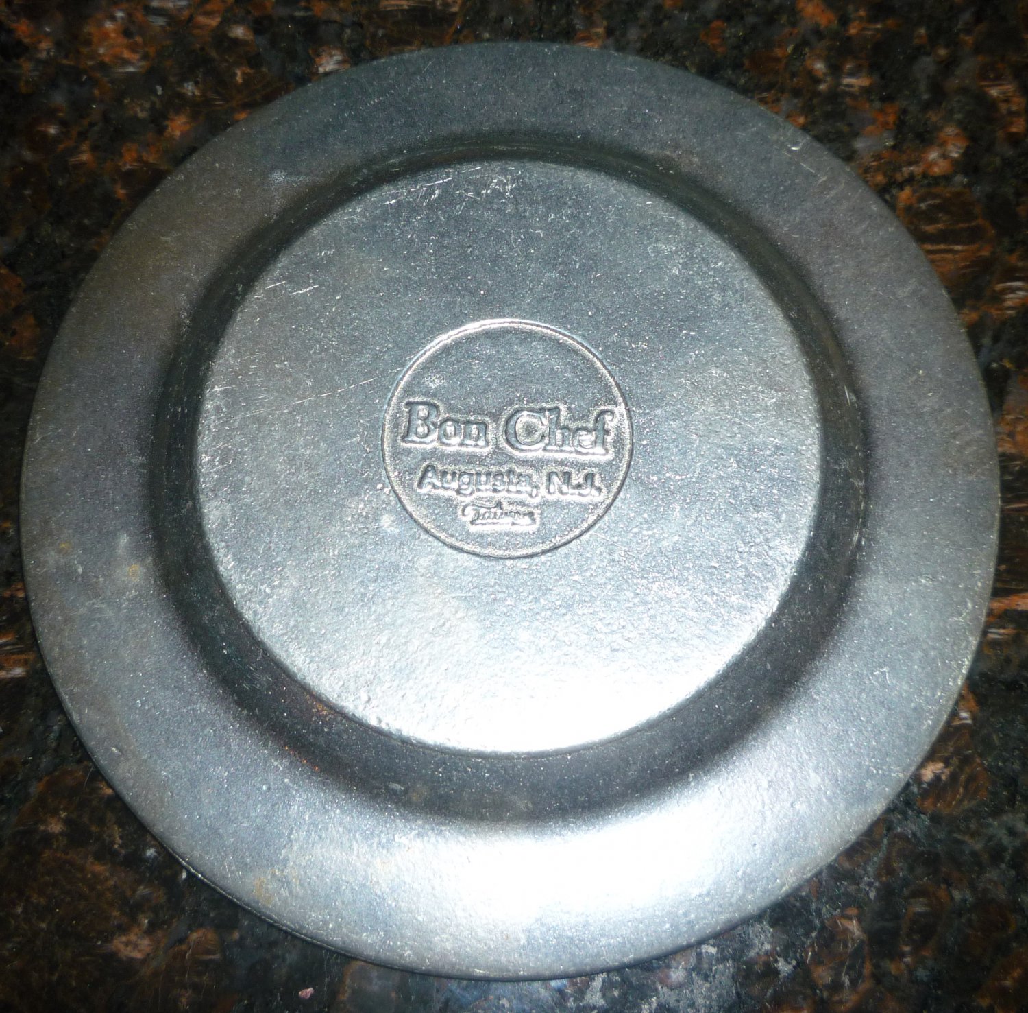 VINTAGE PEWTER SNOWBIRD HORSE SHOW COLLECTIBLE PLATE AUGUSTA NJ BON CHEF