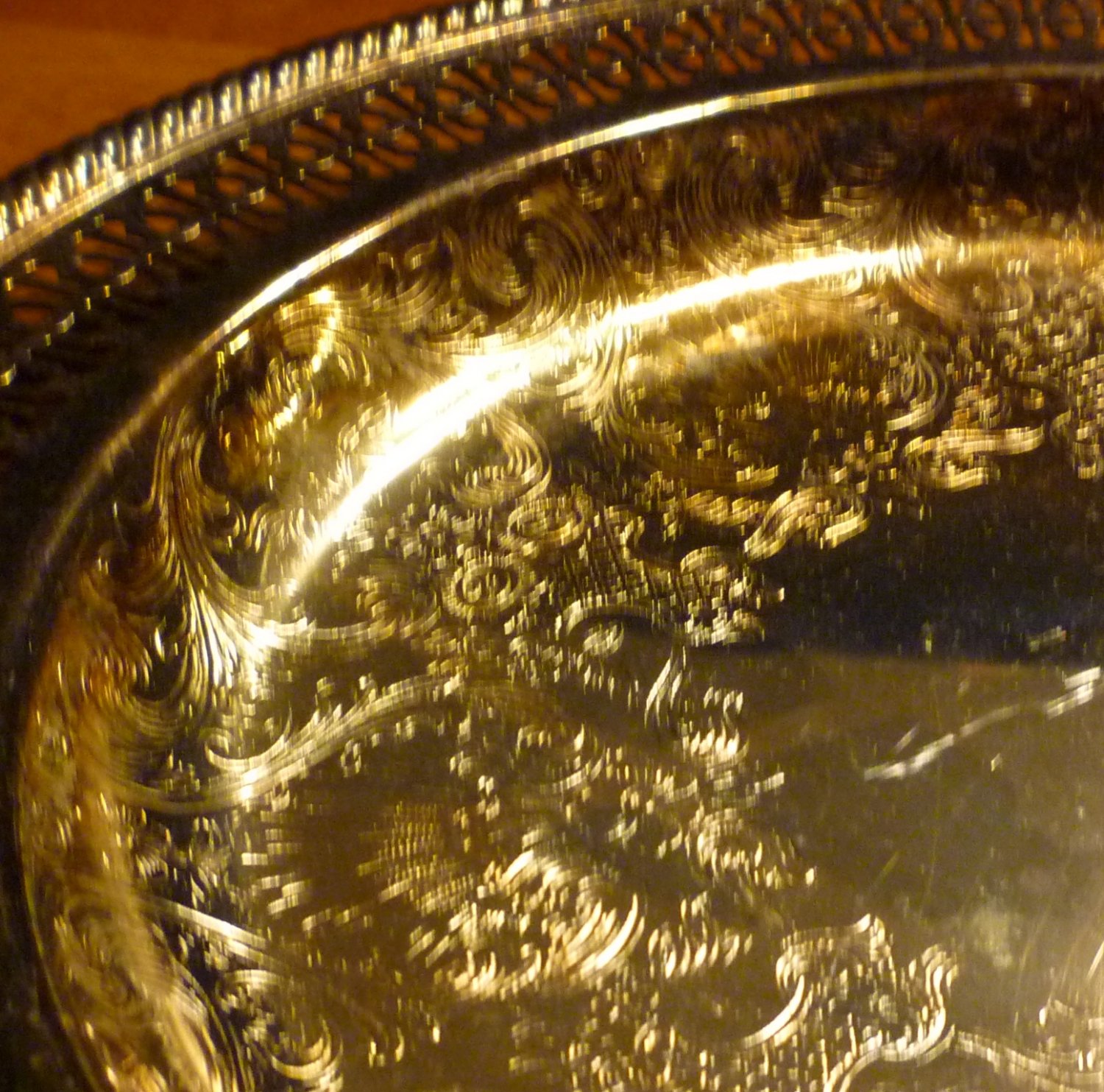 INTERNATIONAL SILVER COMPANY GLASS RELISH DISH W/SILVERPLATE TRAY ...