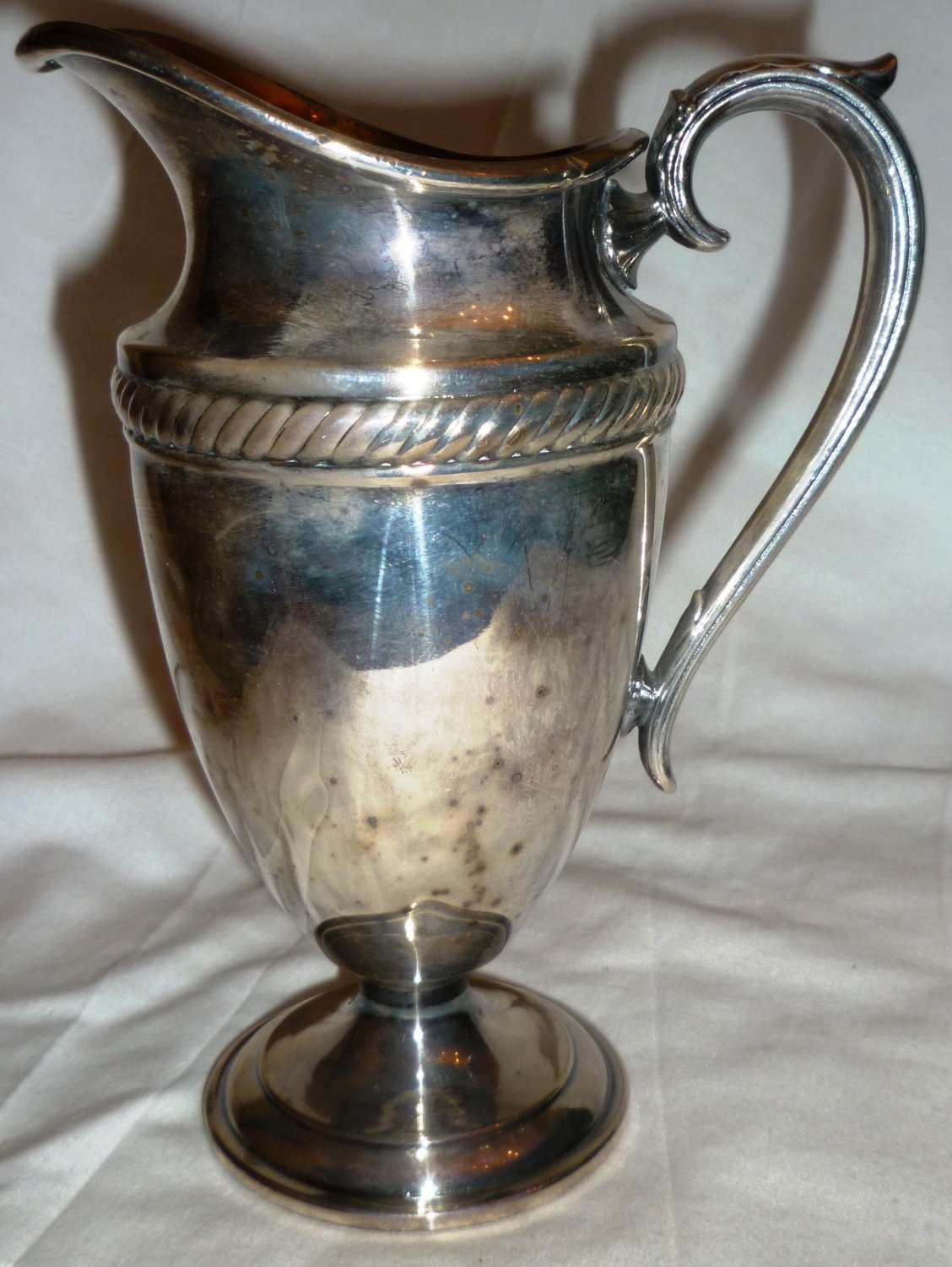 VINTAGE SILVERPLATED CREAMER INTERNATIONAL SILVER COMPANY CASTLETON ...