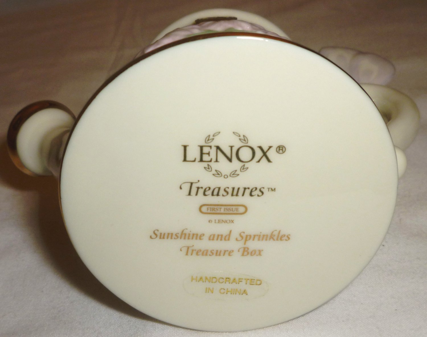 CHARMING PORCELAIN LENOX TREASURES SUNSHINE AND SPRINKLES TREASURE ...