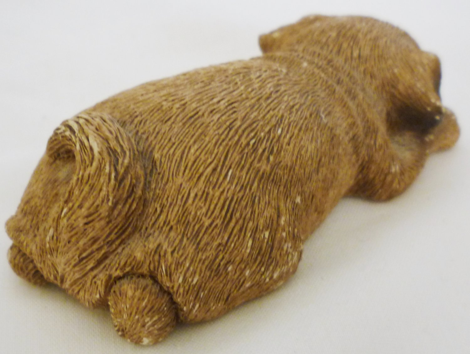 SANDICAST SANDRA BRUE FIGURINE DOG PUPPY PUG LAYING DOWN 'SNORING'