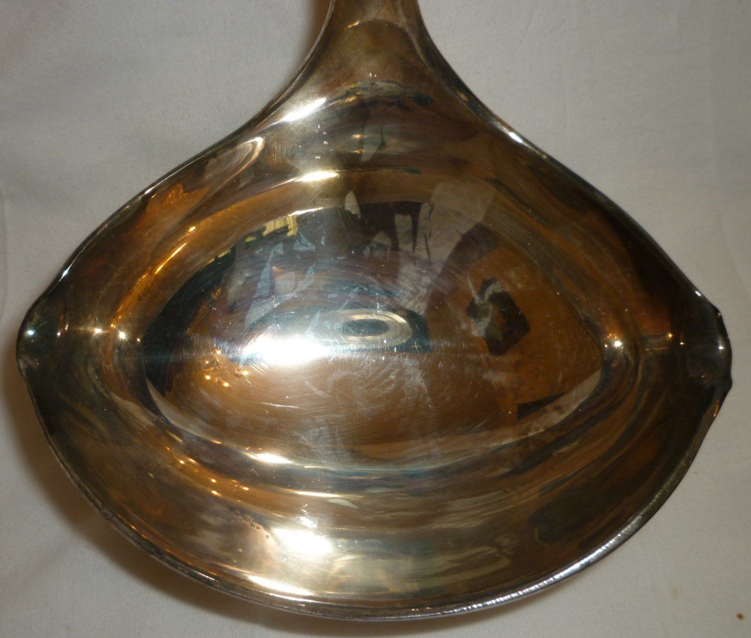 SILVERPLATED COLONIAL STYLE LADLE 13" LEONARD TOWLE SILVER COMPANY NMB