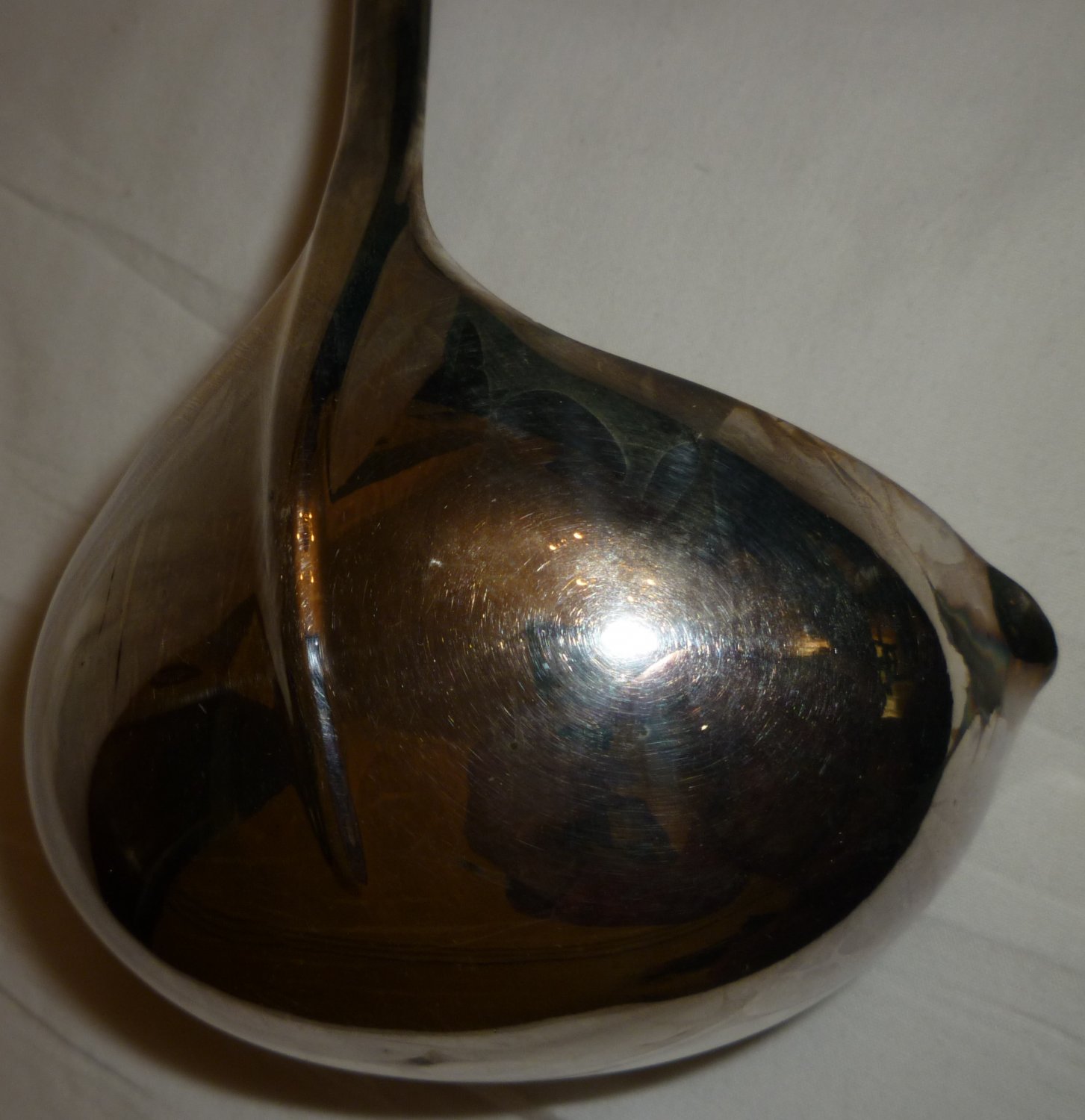 SILVERPLATED COLONIAL STYLE LADLE 13" LEONARD TOWLE SILVER COMPANY NMB