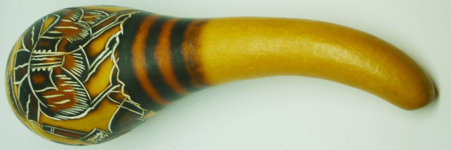 VINTAGE CUBAN FOLK PERCUSSION INSTRUMENT MARACAS WOODEN RATTLE