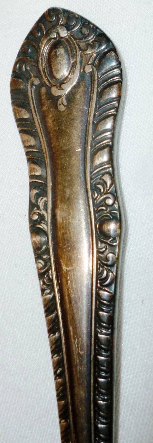 VINTAGE SHEFFIELD ENGLAND EPNS BON BON SUGAR SPOON