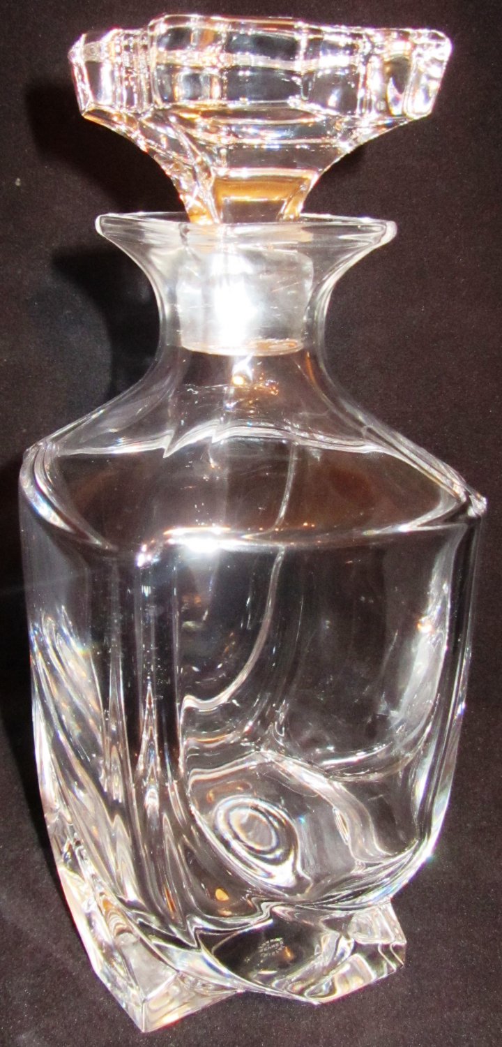STUNNING SEVRES CRYSTAL FRANCE Cristal de Sèvres BLOCK CRYSTAL WHISKEY ...