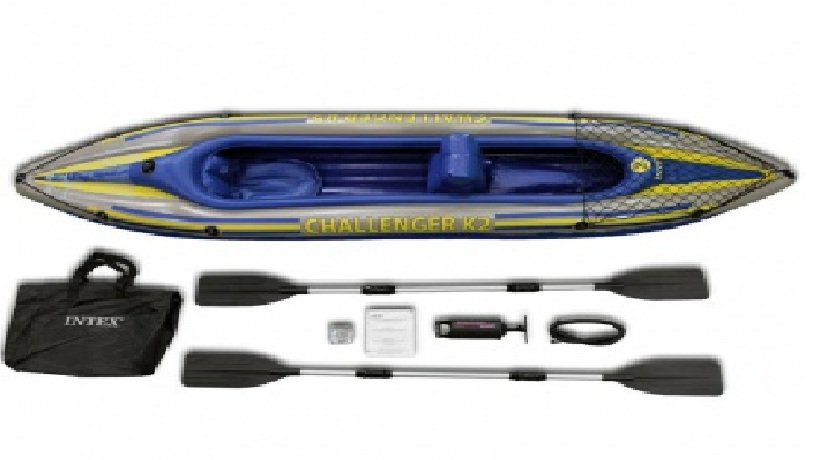 Intex Challenger Kayak Kit K2, 2 Person, Gear Net (FREE SHIPPING)