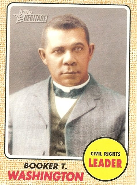 Booker T. Washington - Civil Rights Leader 2009 Topps Heritage Card# 59