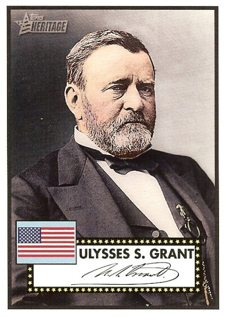 Ulysses S. Grant "American President" 2009 Topps Heritage Card # AP18