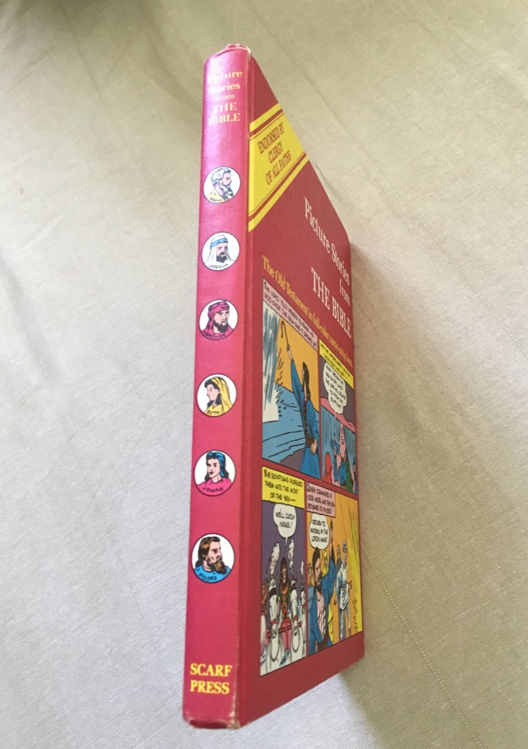 Bible Comic Strip PICTURE STORIES FROM THE BIBLE Full Color Vintage ...