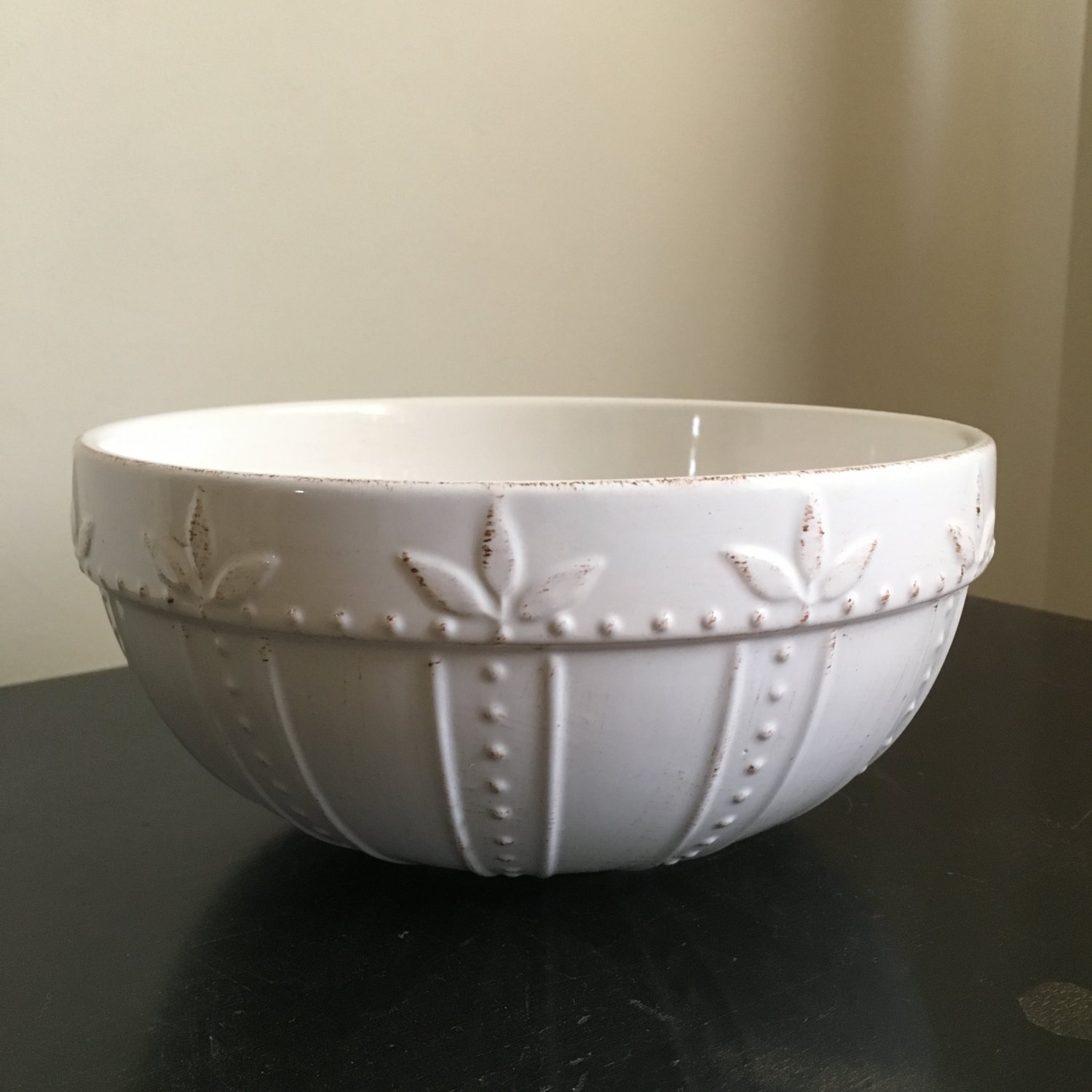 Signature Cottagecore Stoneware Debbie Segura Sorrento Serving Mixing ...