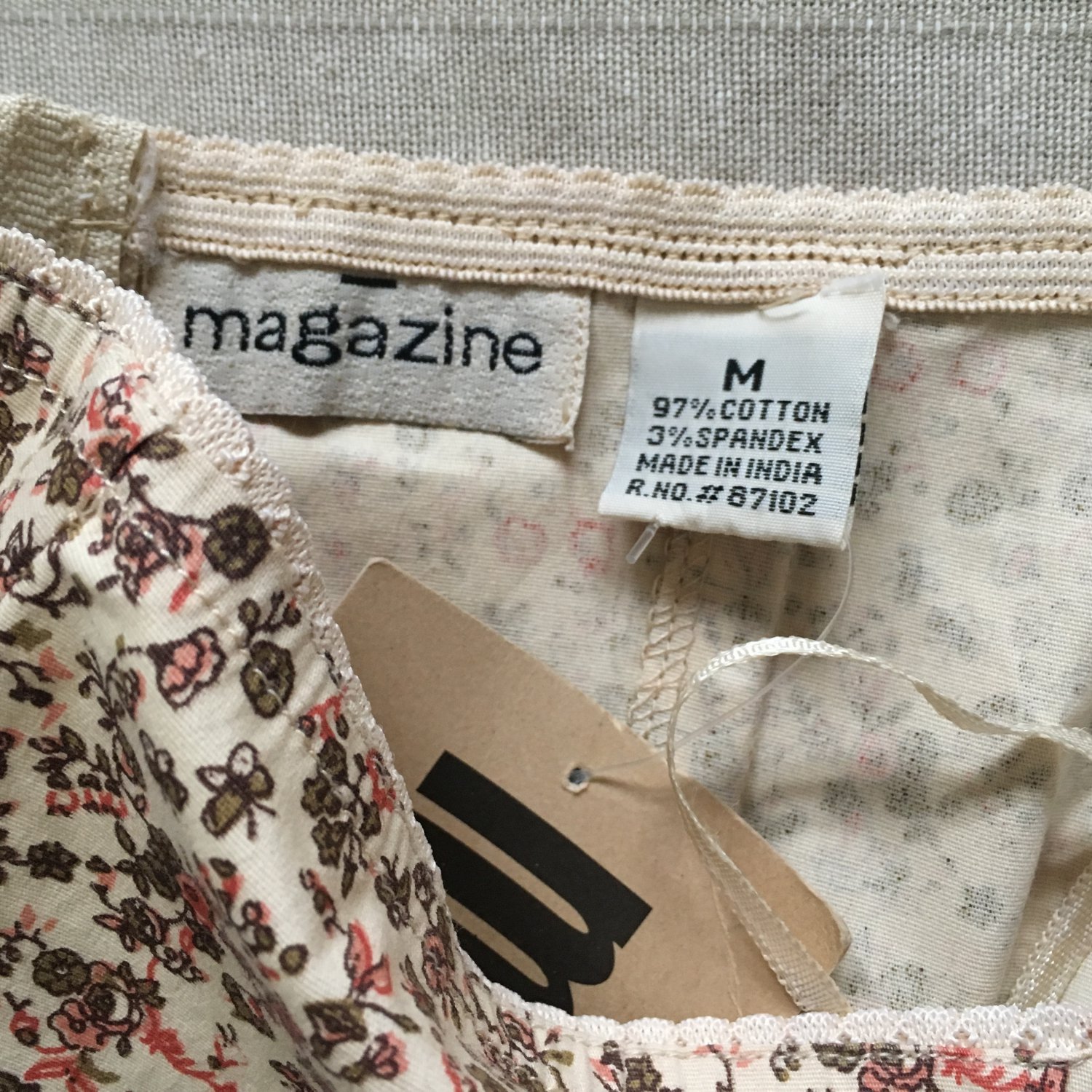 Unique Bustier Style Cottagecore Punk Floral Print Top Structured