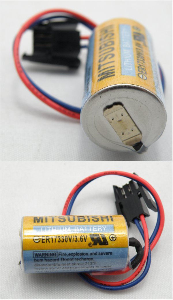Mitsubishi A6BAT A6 BAT 3.6V ER17330V PLC Lithium Battery For AnS MRJ2