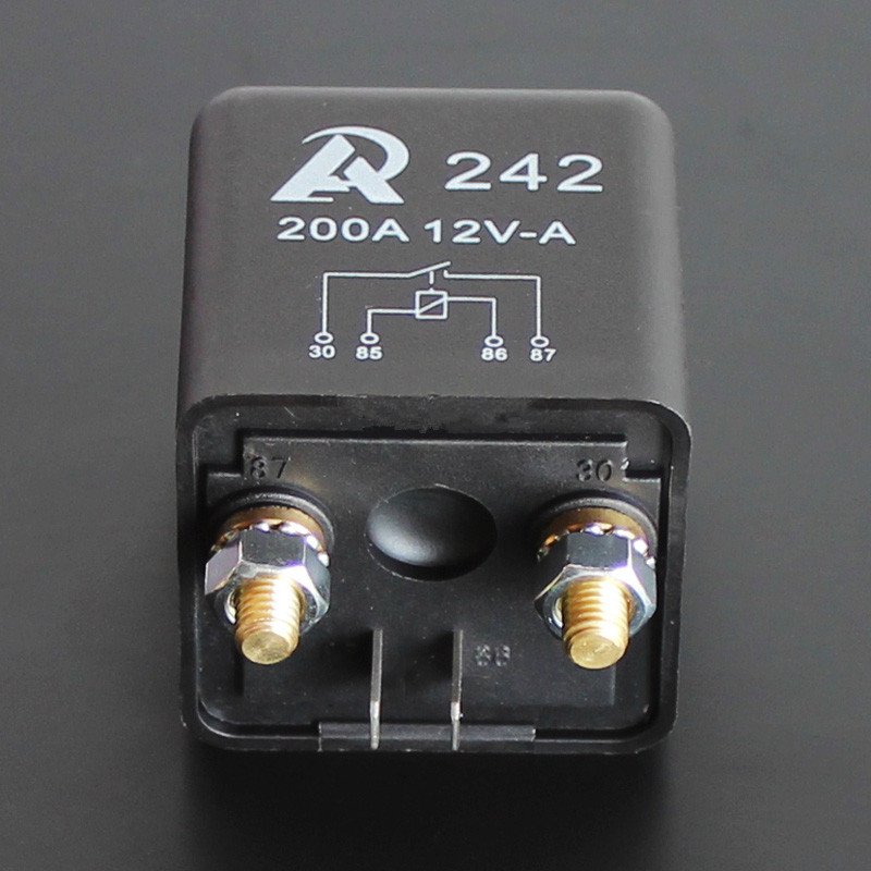 Heavy Duty 12V DC Relay 200A Automotive Truck High Power Switch