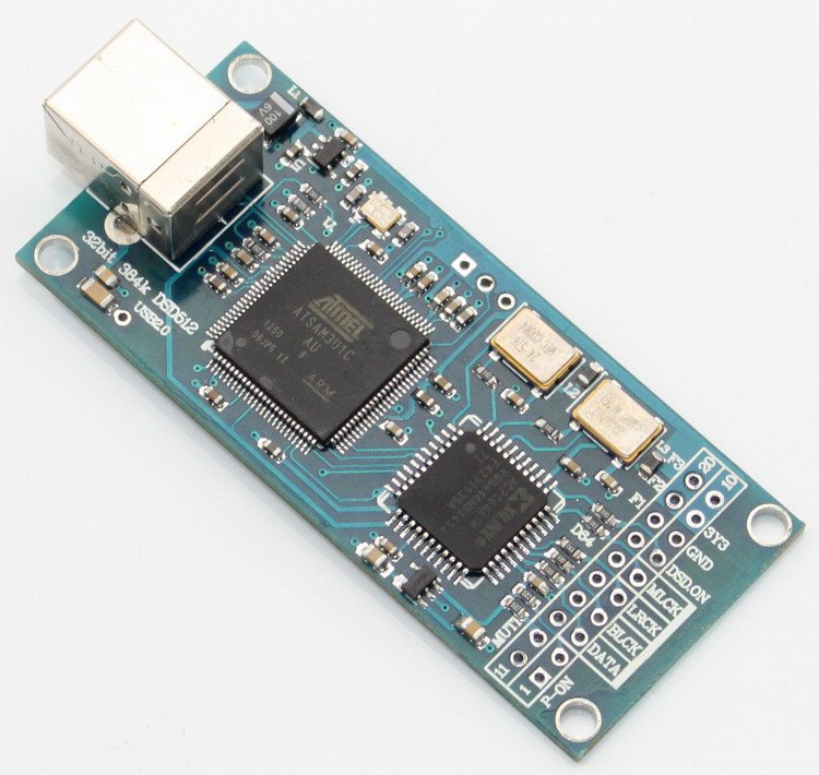 USB to I2S Digital Interface Refer Amanero ATSAM3U1C IIS Sup DSD 512 32 ...