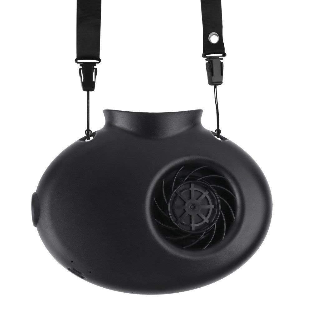 USB Rechargeable Battery Operated Necklace Personal Fan Mini Neck ...