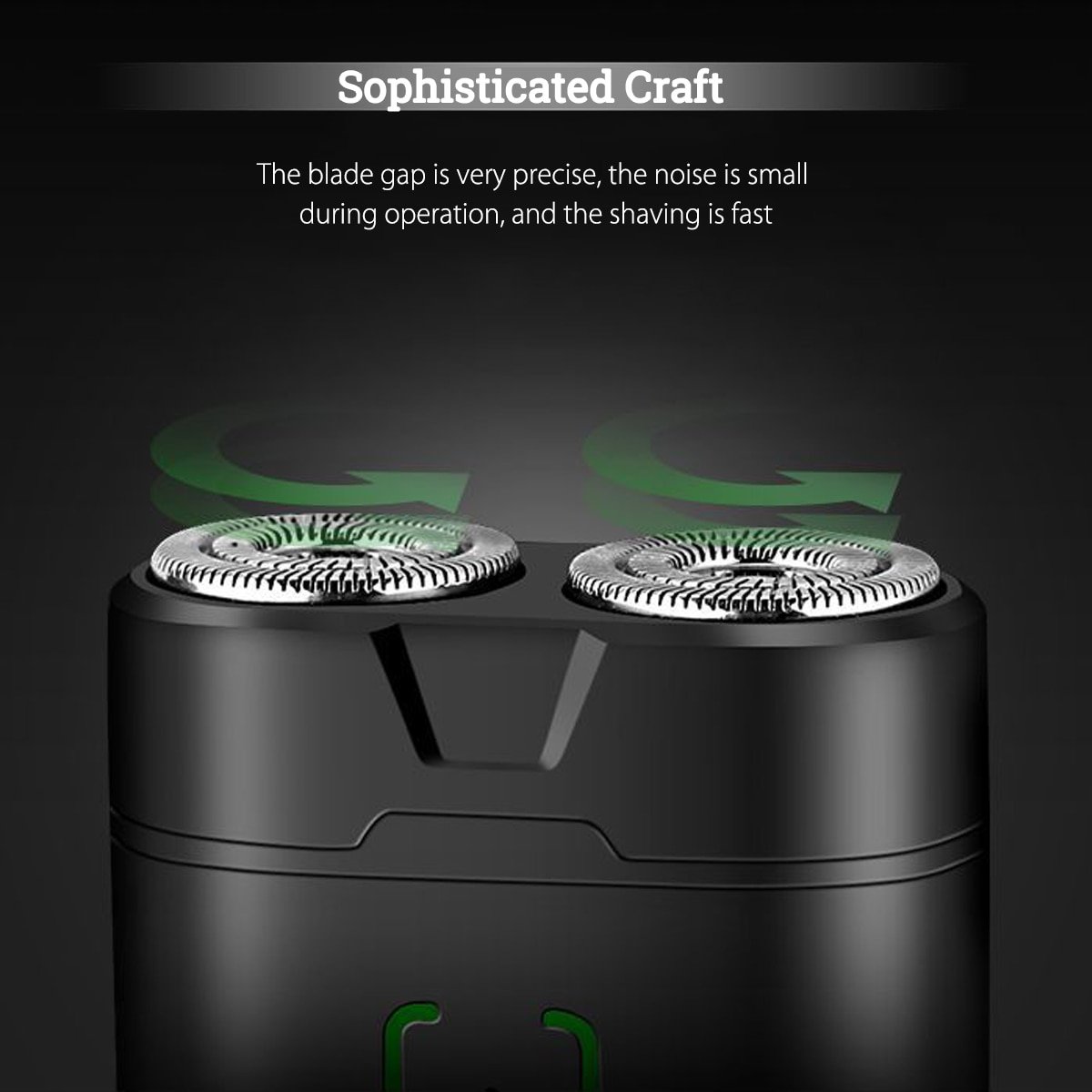 MINI TRAVEL WATERPROOF RECHARGEABLE ELECTRIC SHAVER German Technology ...