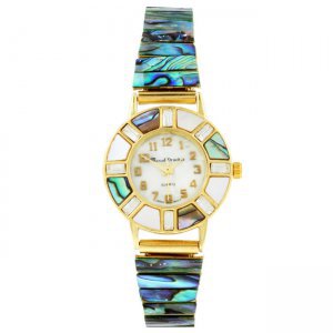 Marcel Drucker Collection Women's Abalone Shell Watch