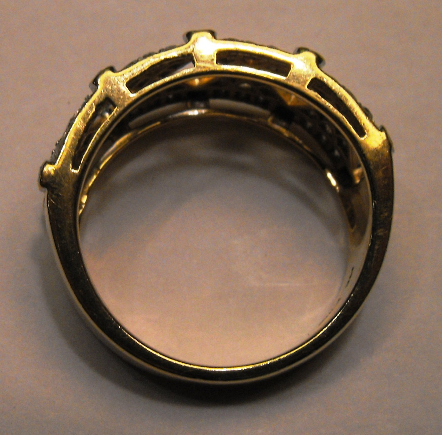 14K ESTATE SOLID YELLOW GOLD DIAMOND RING SHOPNBC VAN BELINGER