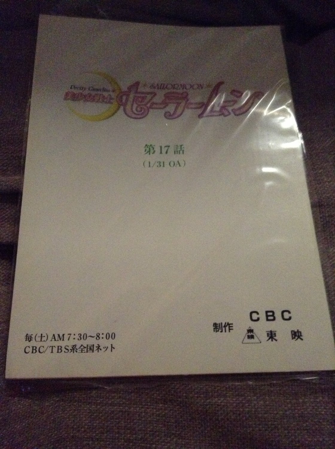 Sailor Moon PGSM Live Action Script Act 17