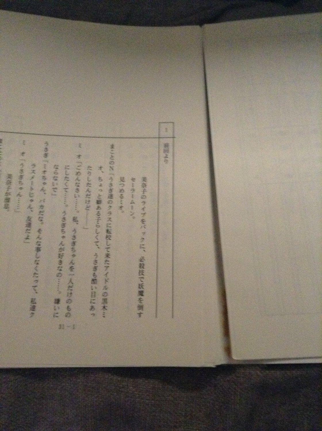 Sailor Moon PGSM Live Action Script Act 31