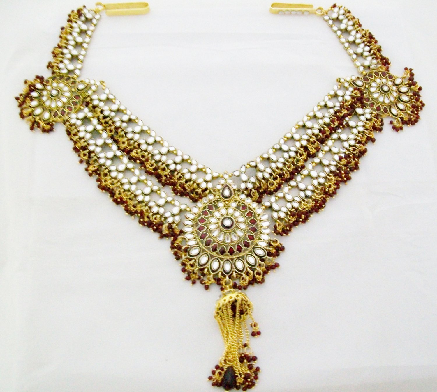 Kamar Bandh Patta Indian Traditional Bridal Kundan Jewelry Hip Waist ...