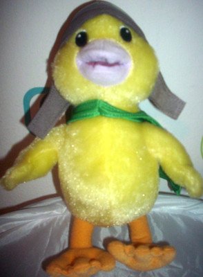 Nick jr Wonder Pets Ming Ming Duck Plush Stuffed plush aviator....