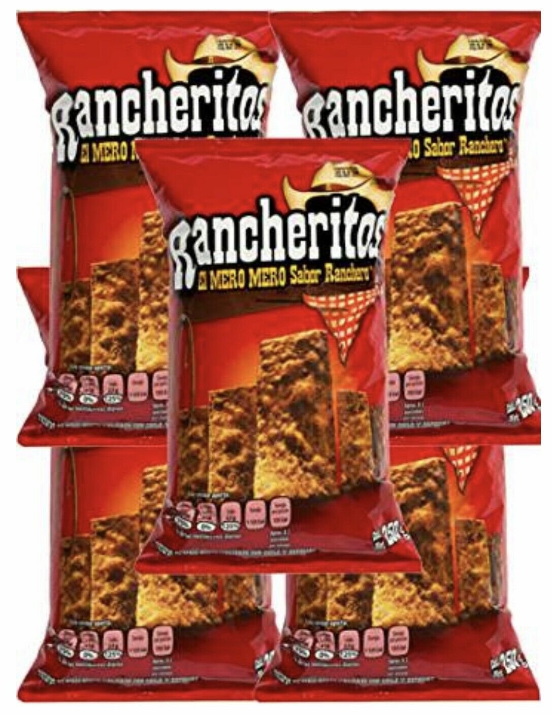 Mexican chips Sabritas Rancheritos , 5 BAGS (60 G)