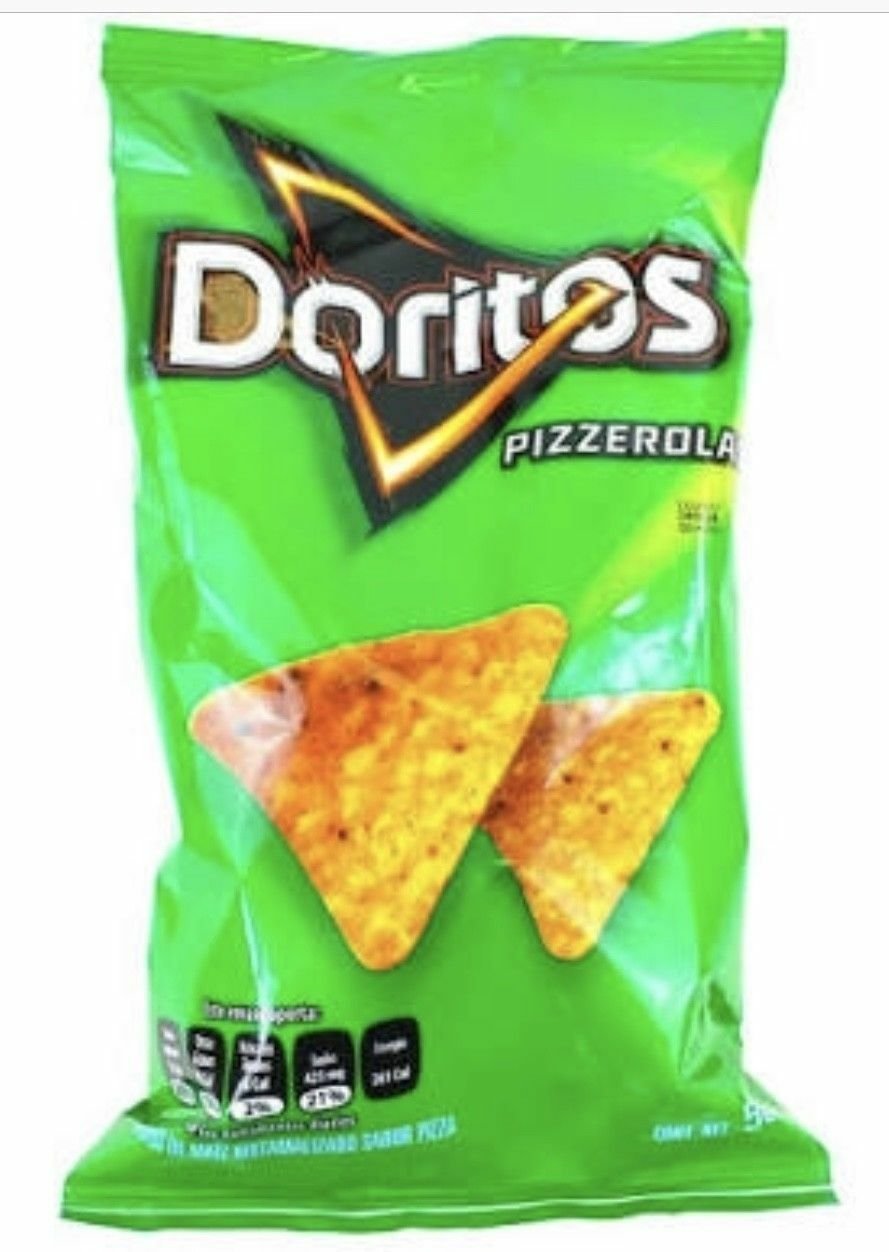 Sabritas Mexican Chips Doritos Pizzerolas, 3 BAGS (62 G)